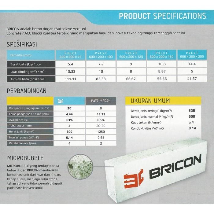 Jual Expert BATA RINGAN AAC BRICON HEBEL | Shopee Indonesia