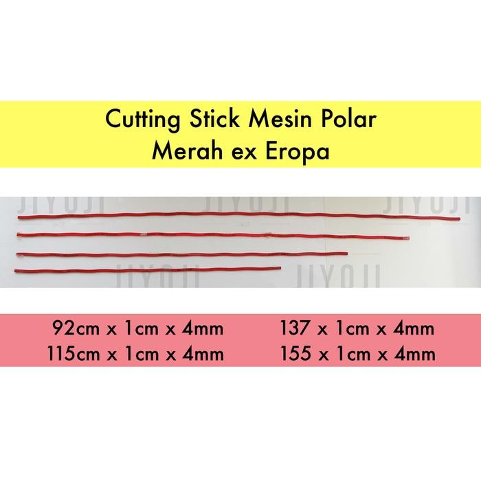 Jual AT Cutting Stick Mesin Potong Kertas Polar Merah ex Eropa 92 115 ...