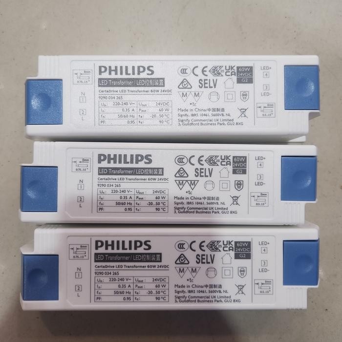 Jual trafo philips led transformer certadrive led transformer 60w 24vdc trafo philips 24 v 60 ...