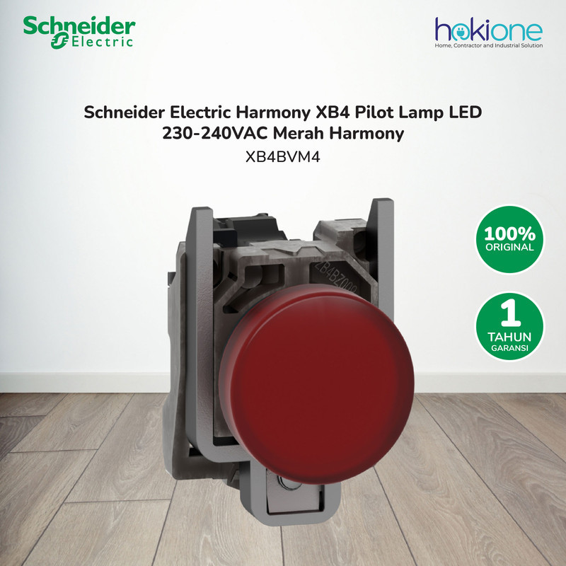 Jual Schneider Electric Harmony XB4 Pilot Lamp LED 230-240V AC Merah ...