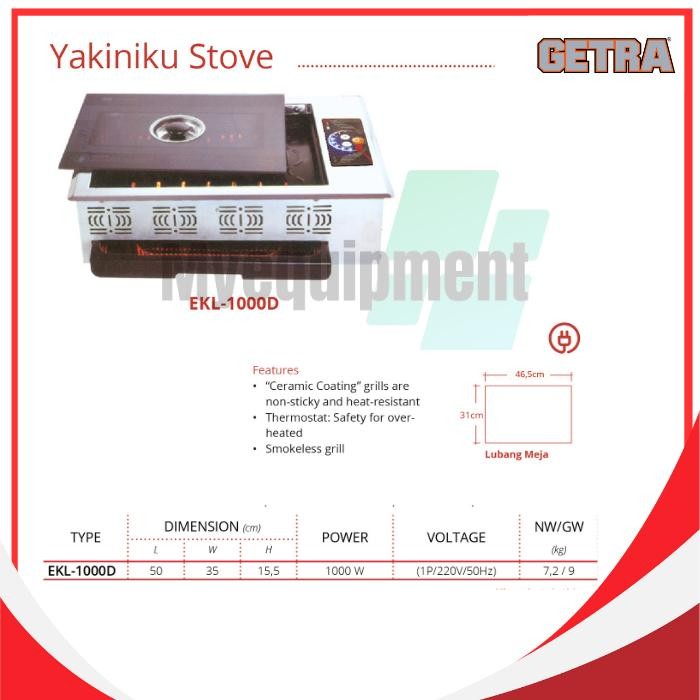 Jual YAKINIKU STOVE GETRA EKL-1000D | Shopee Indonesia