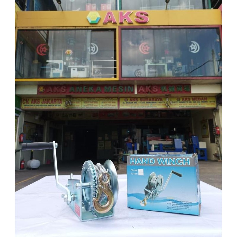 Jual READY Hand Winch / Katrol Manual / Alat Derek 2500 Lbs Kapasitas ...
