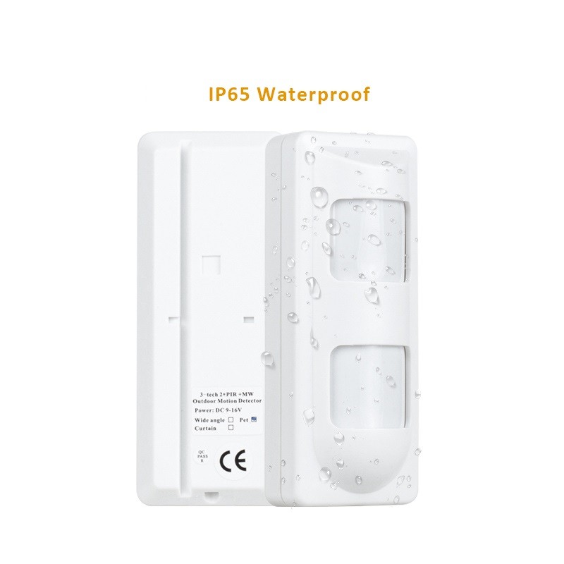 Jual Outdoor Wire Dual Pir Microwave Motion Sensor Waterproof Home ...