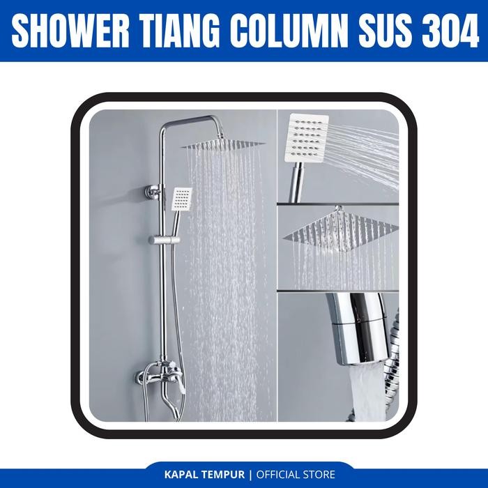 Jual Shower tiang SUS 304 / shower column set panas dingin SUS 304 ...