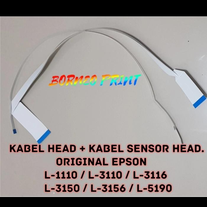 Jual Kabel Head + Kabel Sensor ORIGINAL EPSON L1110 L1210 L1216 L1250 ...