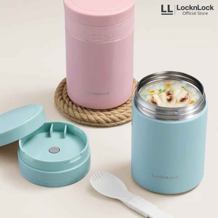 Jual LocknLock Vacuum Lunch Box Wave Food Jar 500ML LHC8024 | Shopee ...