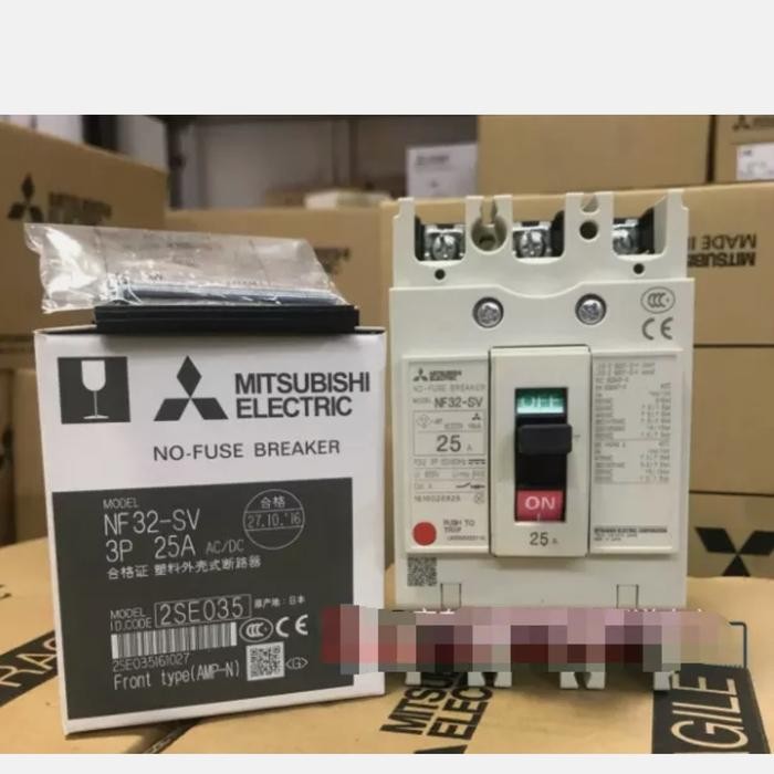 Jual Nf32-Sv 3P 3/4/6/10/16/20/25/32A Breaker Mitsubishi | Shopee Indonesia