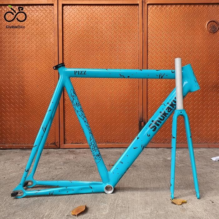 Jual Frameset Pizz Shukaku Fixie Pursuit Full Alloy | Shopee Indonesia