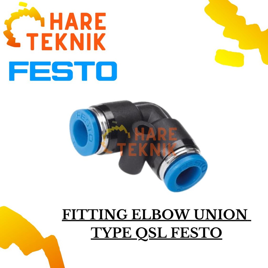 Jual QSL-4 One Touch Fitting Elbow Slip Lock Socket Push In Connector ...
