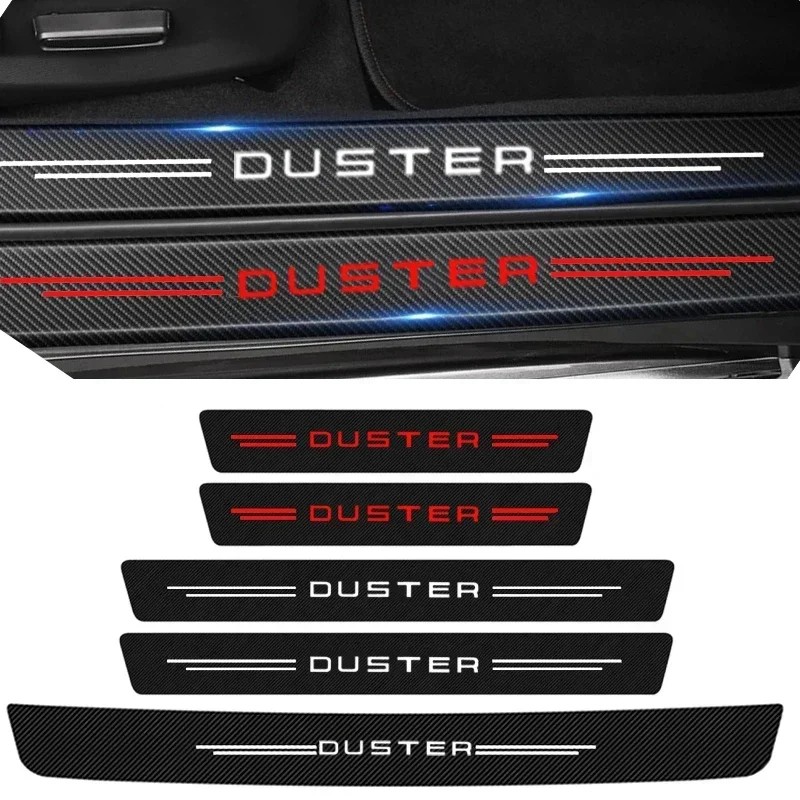 Jual IMPORT CAR DOOR THRESHOLD SILL STICKERS FOR DACIA DUSTER LOGO ...