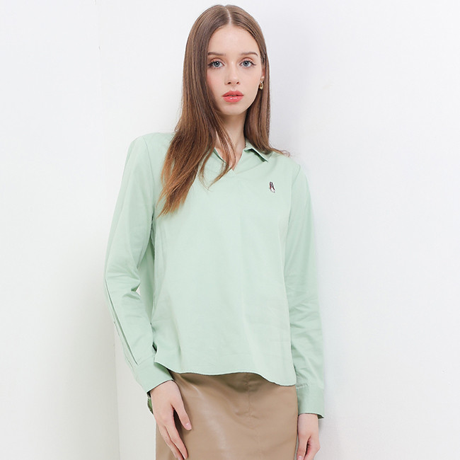 Jual Hush Puppies Blouse Wanita Raellyn Sage | Shopee Indonesia