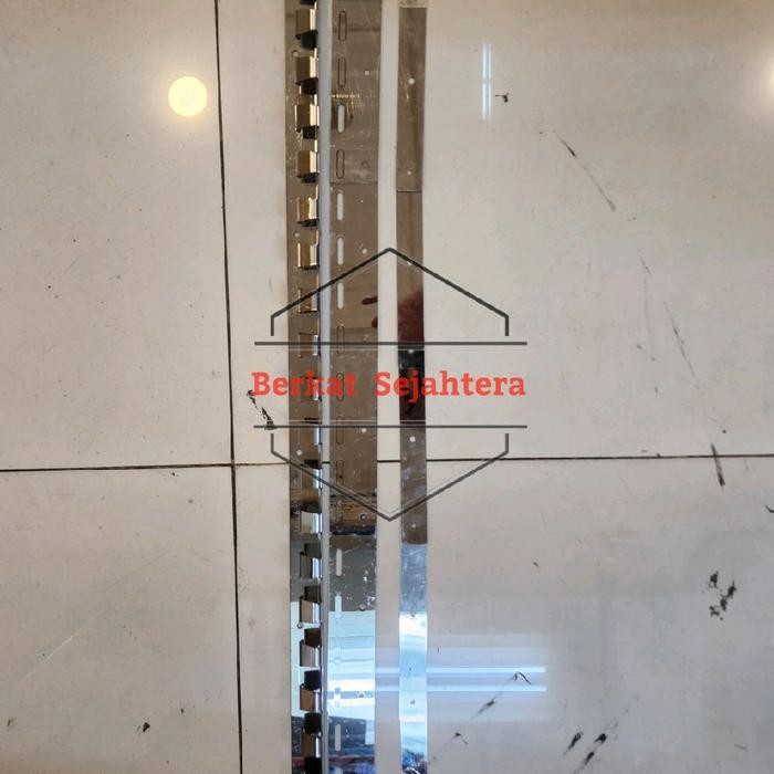 Jual _K2D Bracket / Hanger Tirai Pvc Curtain Stainless Steel 1 Meter ...