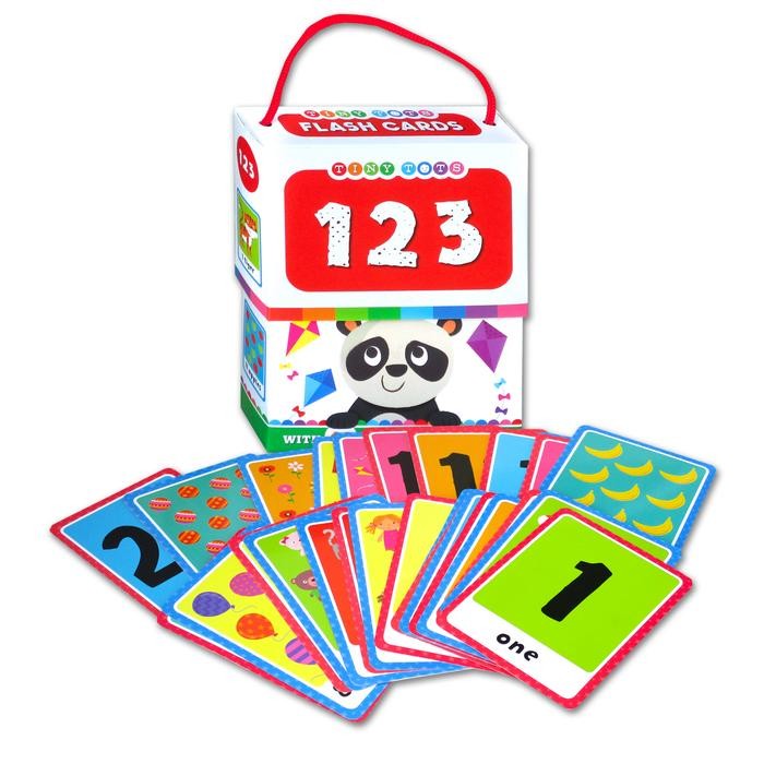 Jual (Allthebest) 123 Tiny Tots Flash Cards (includes 40 Large Flash ...