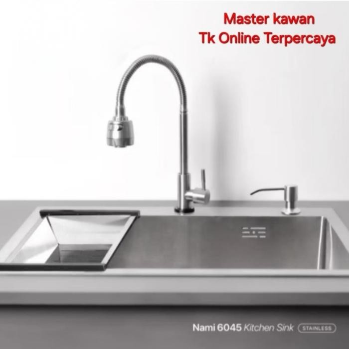 Jual Toto - Paket Lengkap Kitchen Sink Stainless 6045 + Kran Sink ...