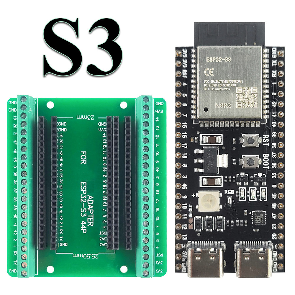 Jual Baru ESP32 S3 Development Boards with Expansion Adapter Kit 2.4G Wifi BT Module ESP32 ...