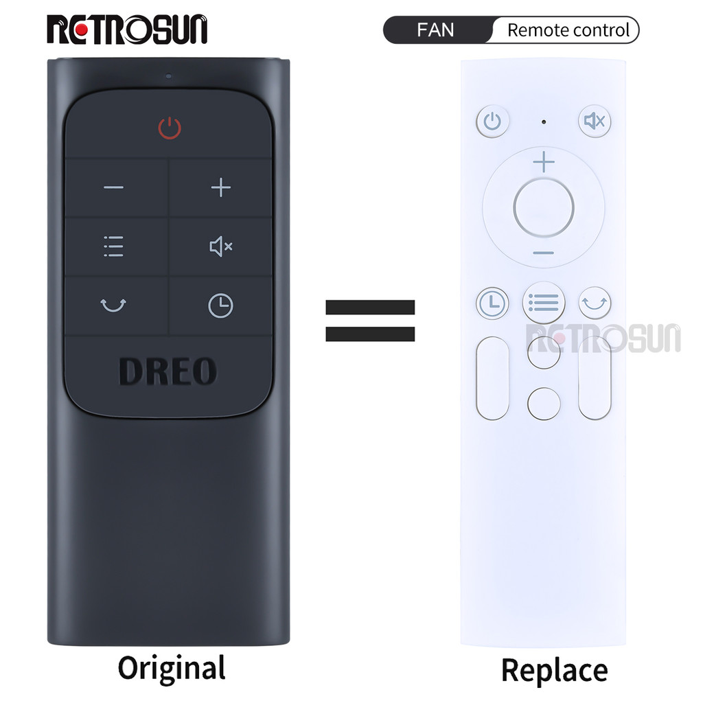 Jual New Remote Control for Dreo Tower Fan 42 Inch, Cruiser Pro T1 ...