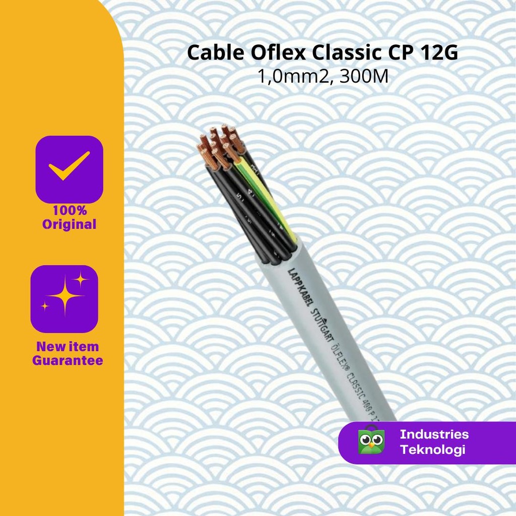 Jual Lapp Kabel ÖLFLEX Classic 400 CP 12G 1.0mm² Control Shielded ...