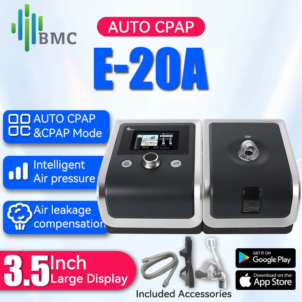 Jual IMPORT BMC E-20A Auto CPAP Machine With Mask For Apnea COPD Anti ...