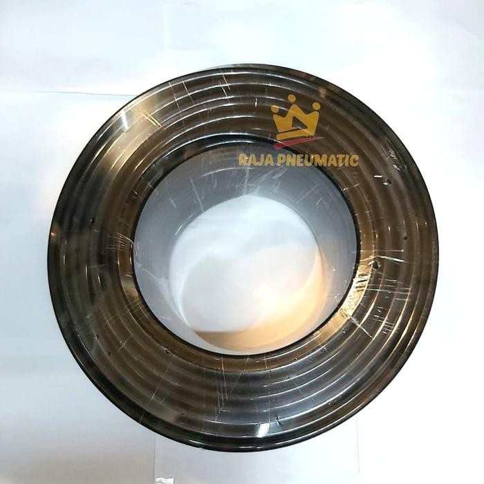 Jual SELANG ANGIN PNEUMATIC OD 16MM ID 12MM 1 ROLL 100M BAHAN PU HITAM ...