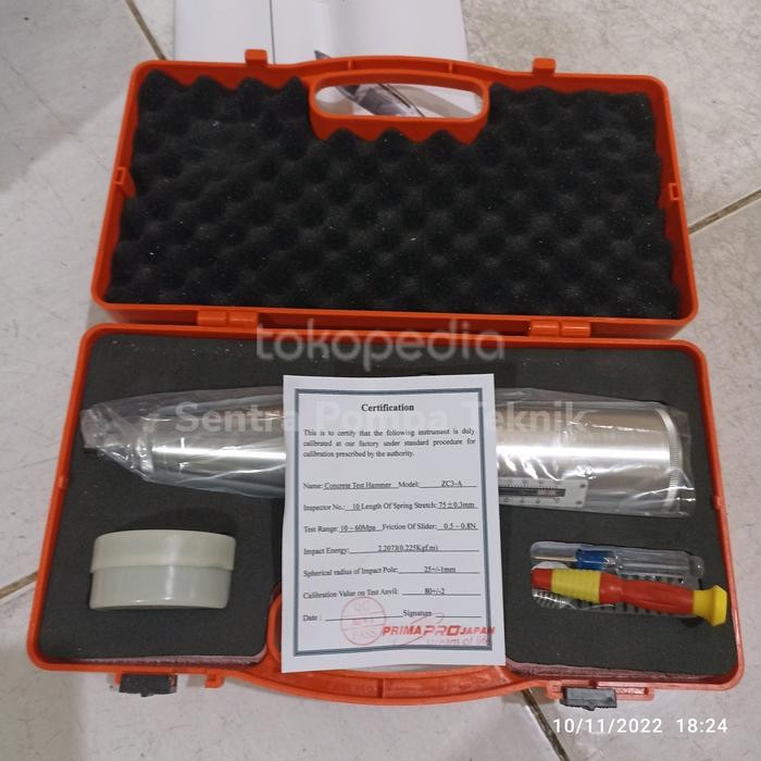 Jual Banyak Dicari Hammer Test Beton Zc3-A Alat Cek Kekerasan/Kekuatan ...