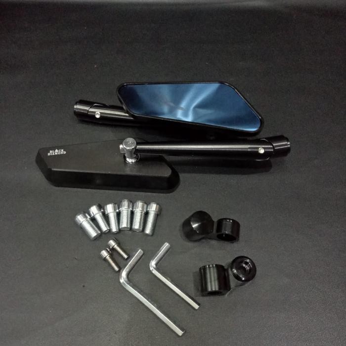 Jual Spion Tomok Sircuit Black Diamond Universal Motor Kaca Biru ...