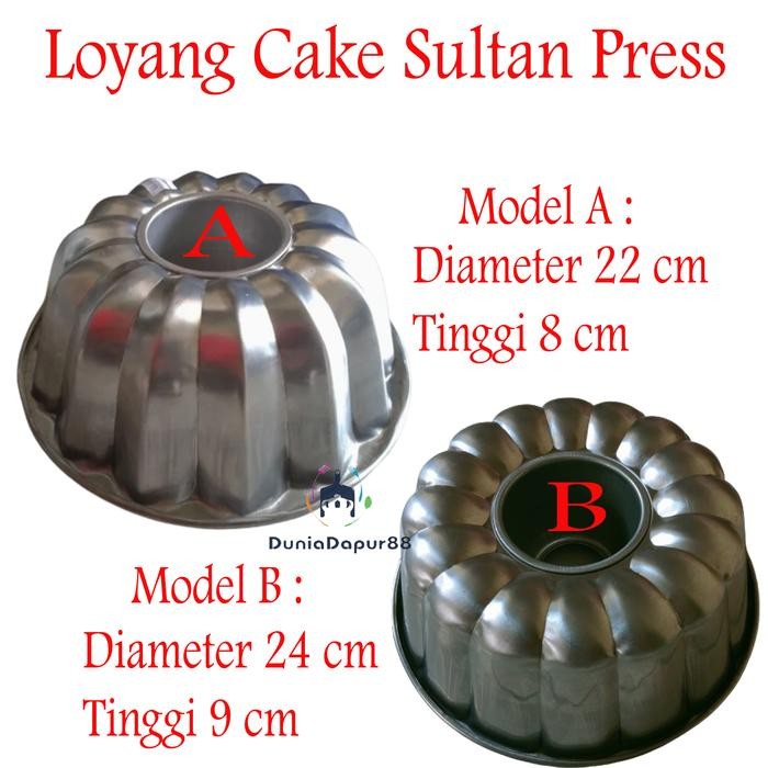 Jual BAKE Loyang Cake Sultan 22 Cm Tinggi 8 Cm | Shopee Indonesia