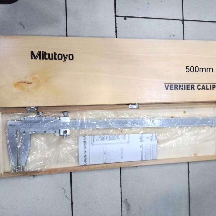Jual VERNIER CALIPER MITUTOYO MANUAL 500MM(20INC) KETELITIAN 0,02MM ...