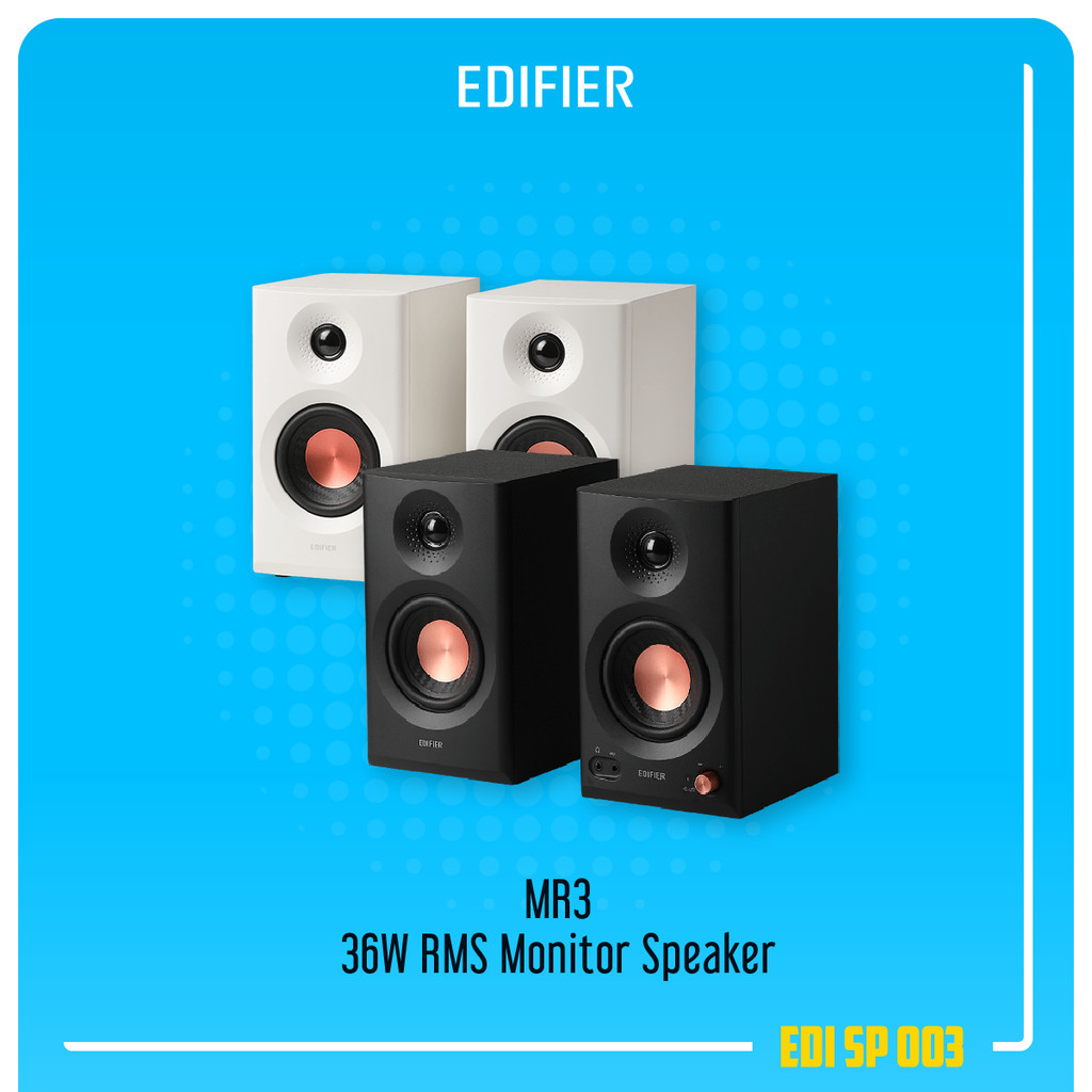 Jual Edifier MR3 36W RMS Bluetooth V5.4 Hi-Res Audio Powered Studio ...