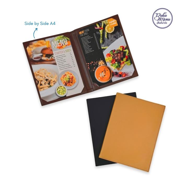 Jual Buku Menu Jakarta - Buku Menu Kulit Varian Cafe Series Side By ...