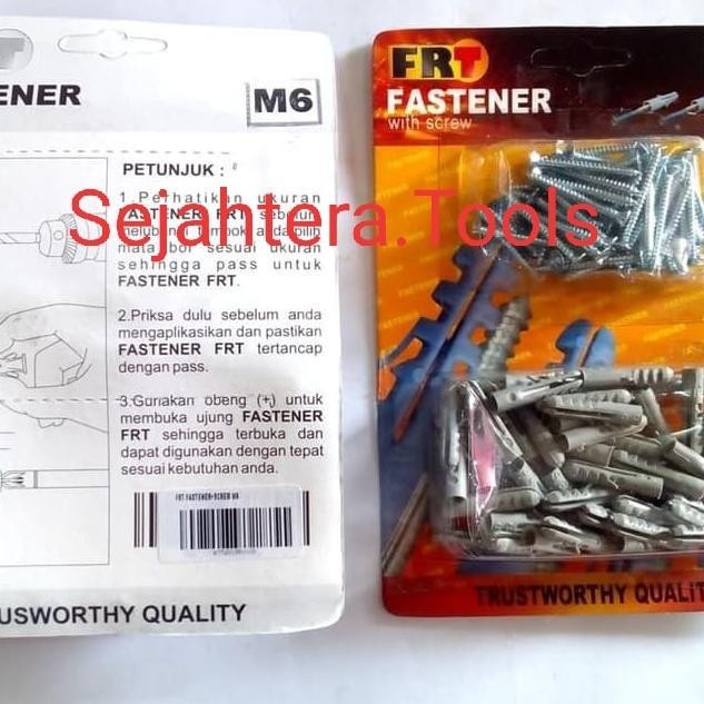 Jual Expert Baut Sekrup Fisher Set M6 3x30mm Fiser Skrup Set M 6 Per ...