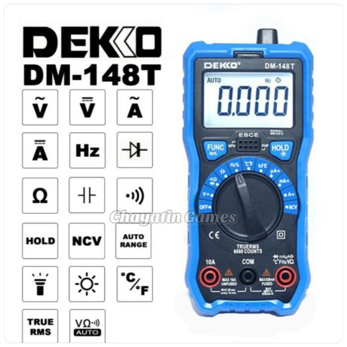 Jual Mirah.store Multitester / Avometer / Tester Digital Merk DEKKO ...