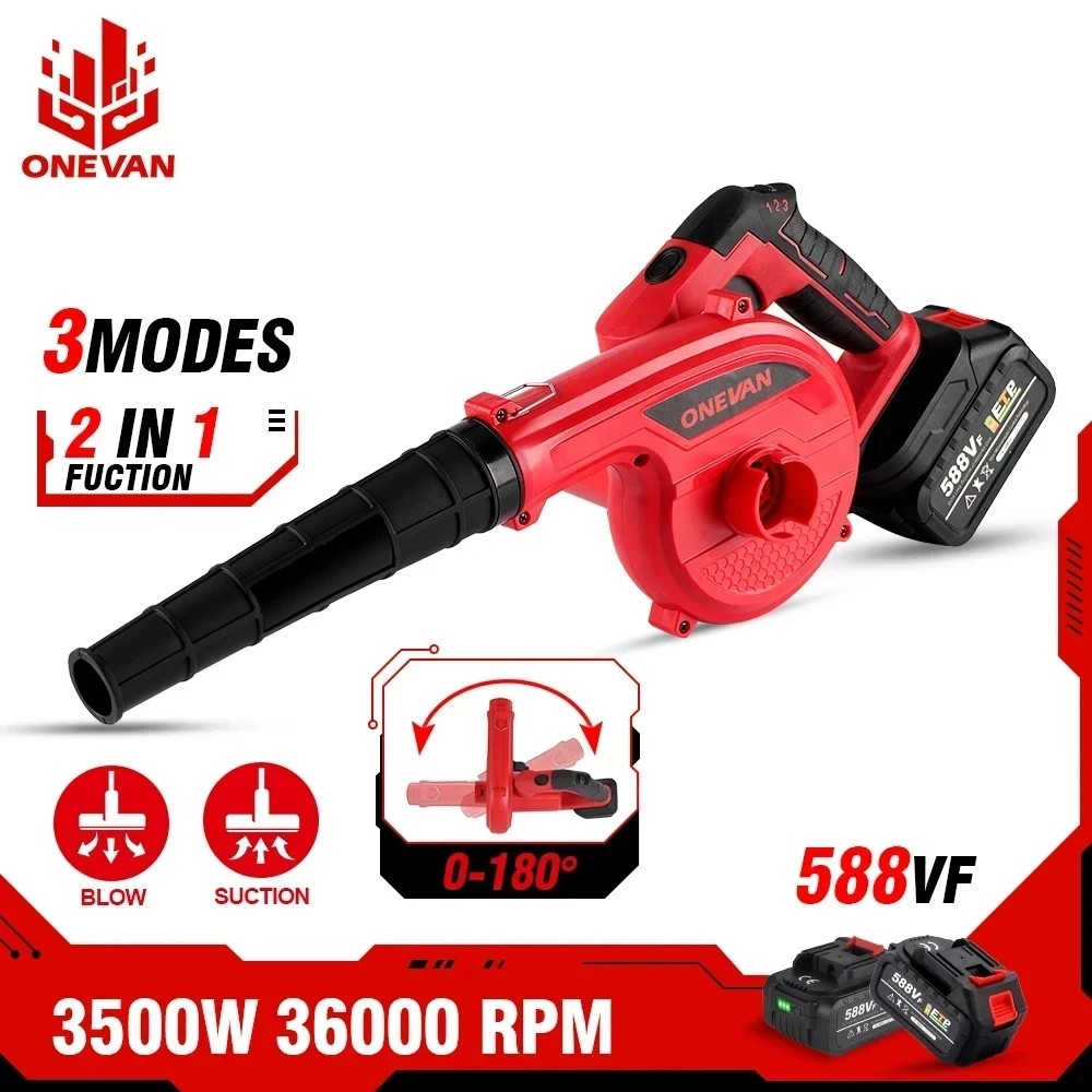 Jual New ONEVAN 3500W Electric Air Blower Suction Leaf Computer ...