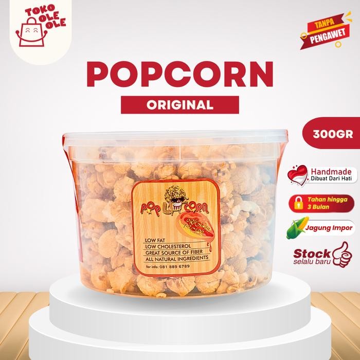 Jual New Pop U Corn Popcorn Rasa Original Caramel (300 gram) | Shopee ...