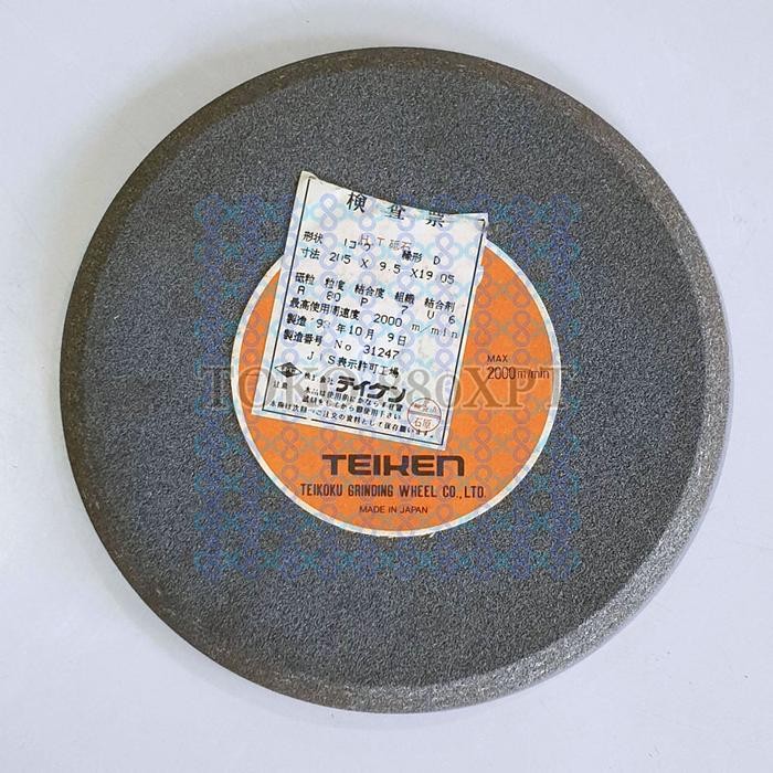 Jual Teiken 8" X 3/8" X 3/4" A80 Saw Gumming Grinding Wheel Batu Serong ...