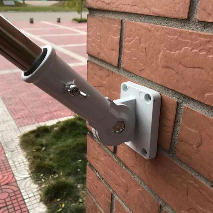 Jual HARGA DISKON [COD]Braket Tiang Bendera Dudukan Dinding Braket Dasar Tiang Bendera | Shopee ...