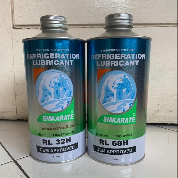 Jual Premium Emkarate Oli Kompresor 1 liter Rl68H/Rl32H Compresor oil ...