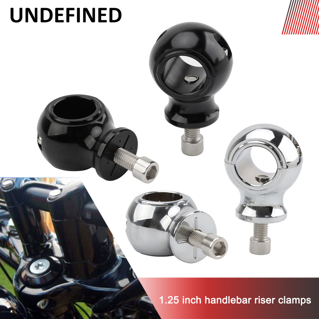 Jual 1.25'' Handlebar Riser Clamps For Harley Round Risers Up Bracket Kit | Shopee Indonesia