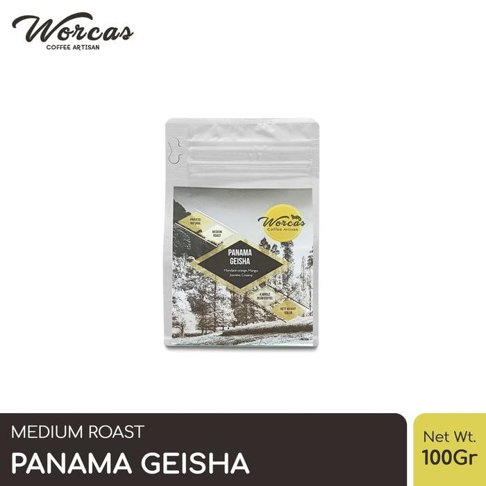 Jual WORCAS ARABICA PANAMA GEISHA "NATURAL" 100GR - MEDIUM ROASTED ...