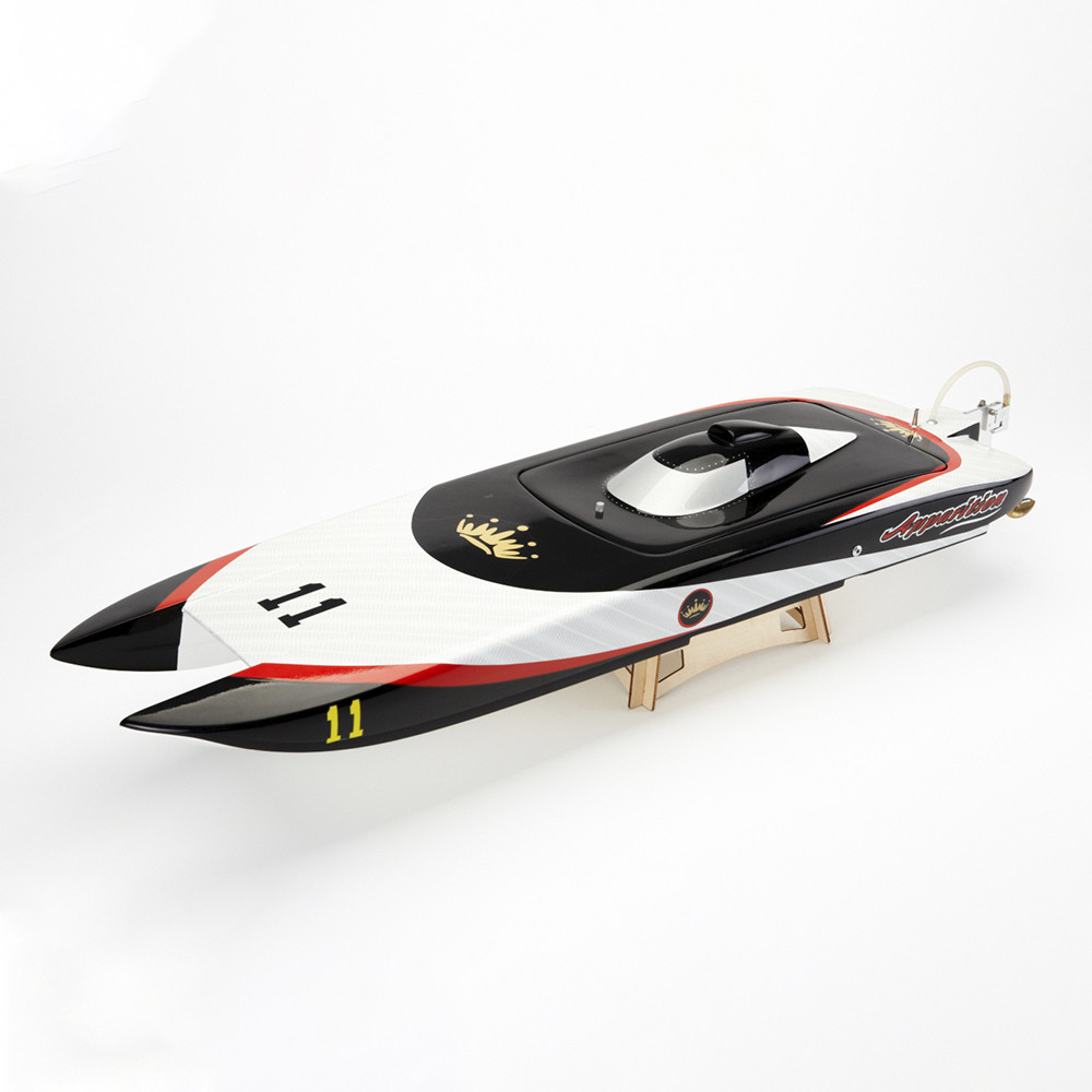 Jual Remote Control Catamaran Ghost 1107 Cat Boat Model Fiberglass Hull ...