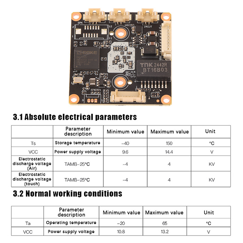 Jual 4Mp Ip Camera Board Smartsens Sc5239S Goke Module H.265 Ai Face ...