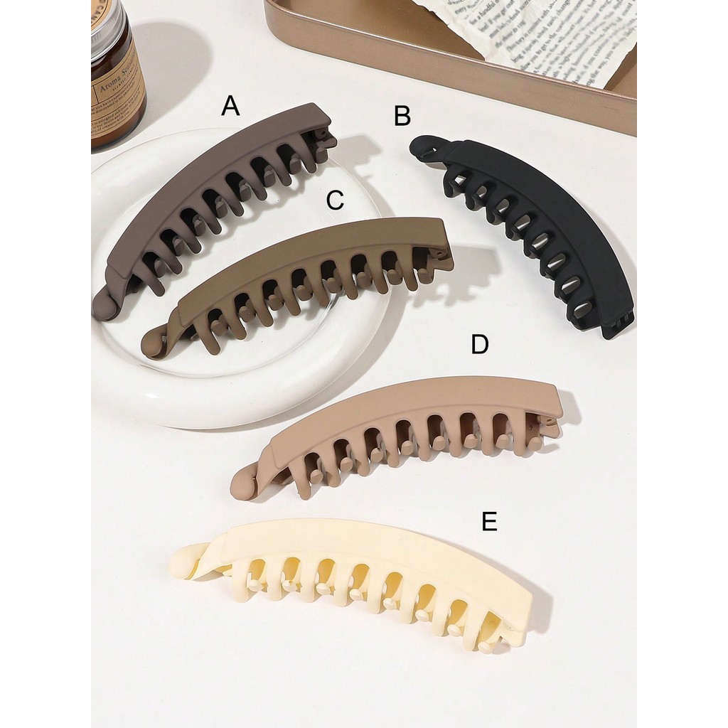 Jual 5 Pieces Banana Hair Clips,5 Inch Large Banana Clip for Thin Fine ...