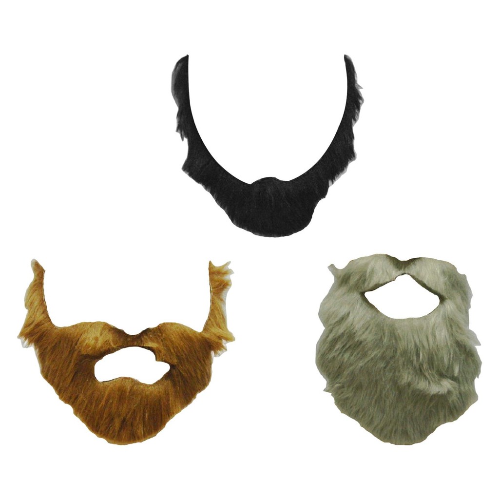 Jual Fake Beard False Beards Cosplay Costume for Men Fake Whisker ...