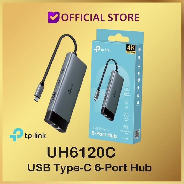 Jual TP-Link UH6120C USB Type-C 6-Port Hub UH 6120C | Shopee Indonesia