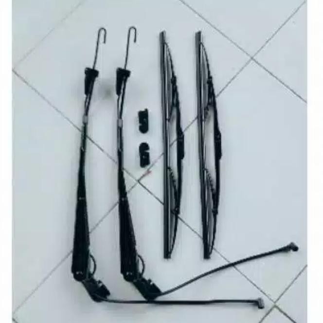 Jual wiper arm batang wiper canter plus karet wiper 1set Best Quality ...