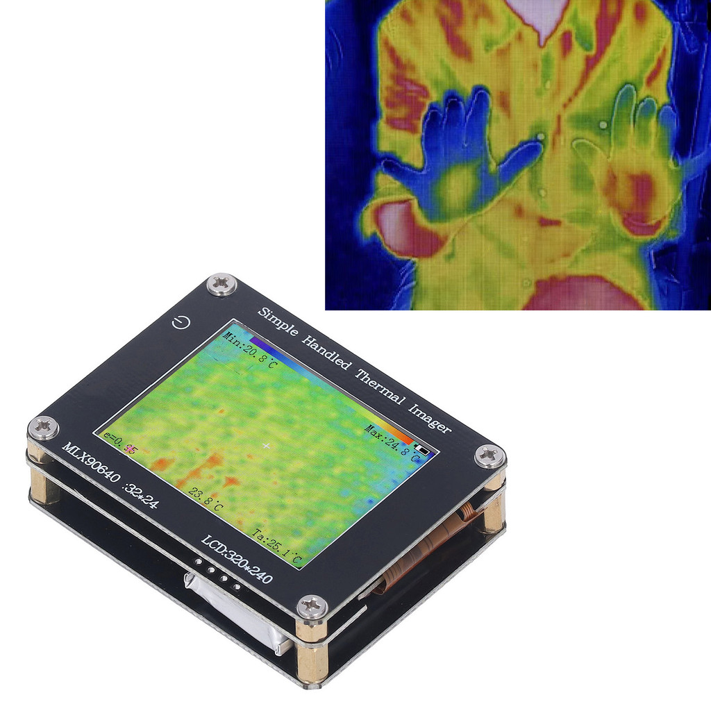 Jual MLX90640 ESF-BAB Thermal Imager Infrared Camera 2in Screen ‑40 ...