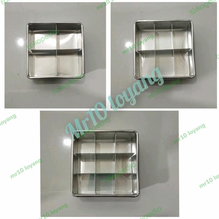 Jual loyang sekat brownies 10x10/loyang sekat | Shopee Indonesia