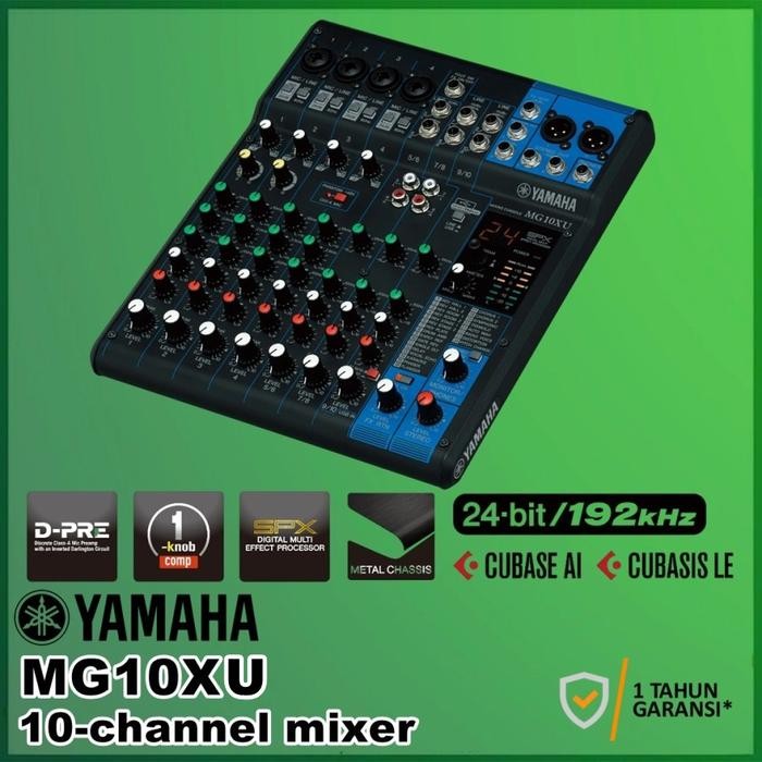 Jual Yamaha MG10XU MG10 XU MG10X MG 10 XU Console Konsol Mixing Mixer ...