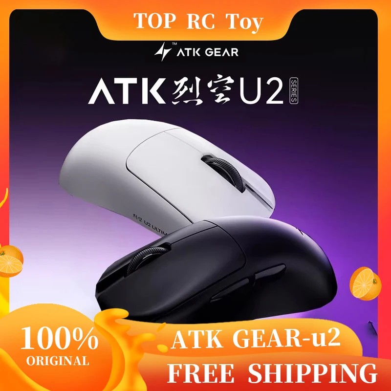 Jual New Atk U2 Mouse Tri Mode Wireless Mouse Paw3950 8000Hz Low Delay ...