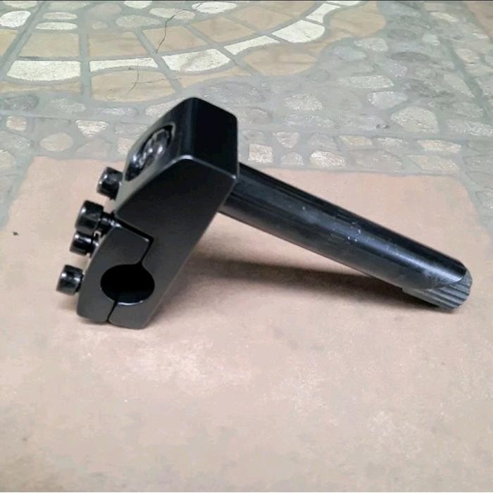 Jual STEM sepeda BMX ALLOY 21.1 HITAM model Tahu sparepart sepeda ...