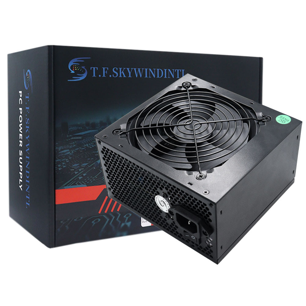 Jual Fonte 800W PC PSU Power Supply Unit Black Gaming Quiet 120mm Fan ...